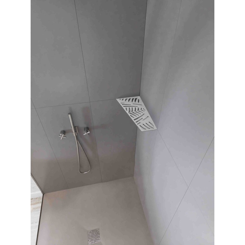 Tablette d'angle pour douche modèle Jungle
